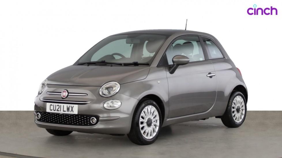 Used 2021 GREY Fiat 500 1.0 Mild Hybrid Lounge 3dr, 26,275 miles - cinch