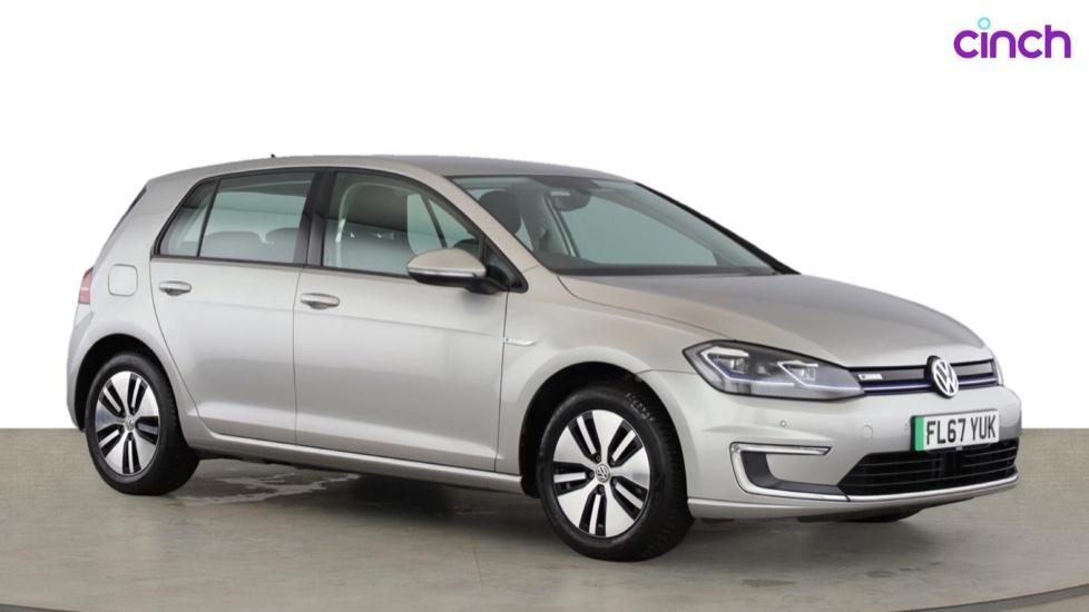 Used 2017 SILVER Volkswagen Golf 85kW e-Golf 5dr Auto, 34,526 miles - cinch