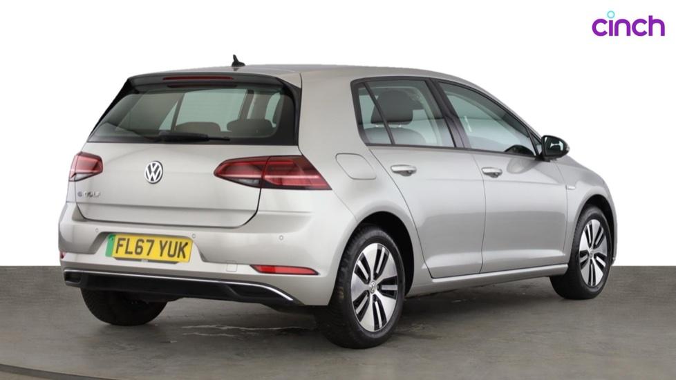 Used 2017 SILVER Volkswagen Golf 85kW e-Golf 5dr Auto, 34,526 miles - cinch
