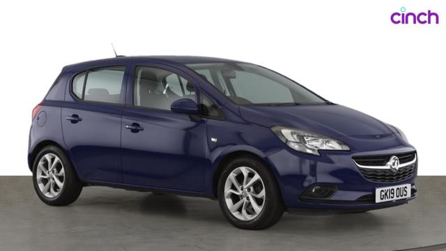 Used 2019 BLUE Vauxhall Corsa 1.4 Energy 5dr [AC], 26,771 miles - cinch