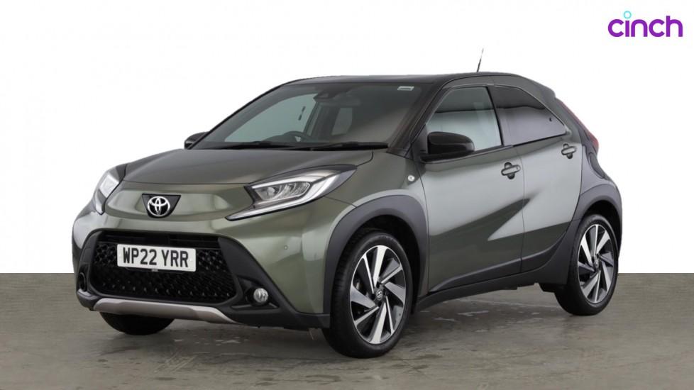 Used 2022 GREEN Toyota Aygo X 1.0 VVT-i Exclusive 5dr Auto, 15,064 ...