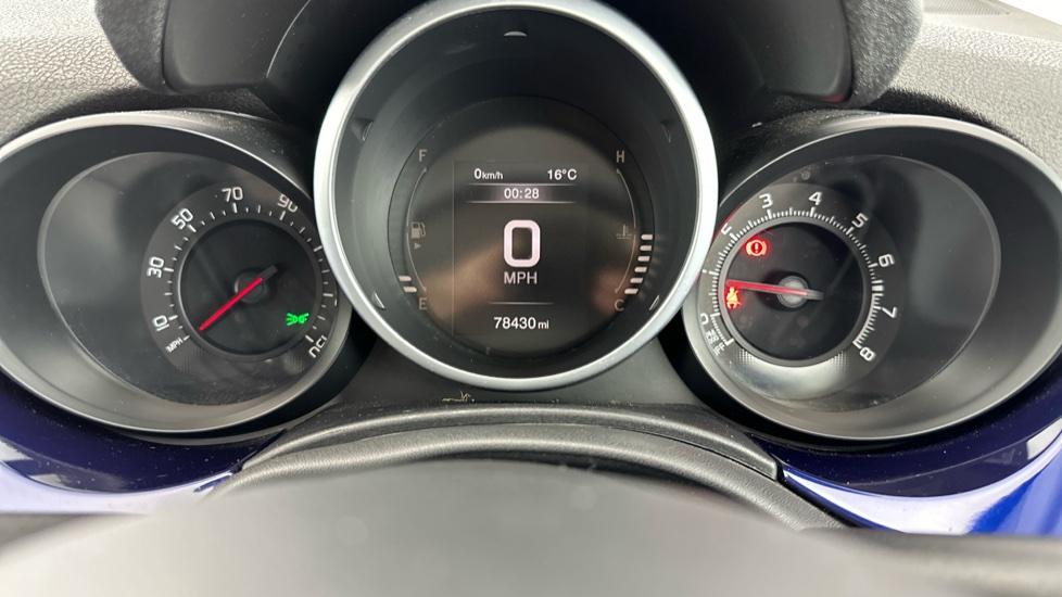 Used 2016 BLUE Fiat 500X 1.4 Multiair Pop Star 5dr, 78,430 miles - cinch