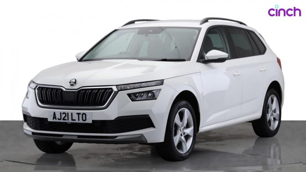 Used 2021 WHITE SKODA KAMIQ 1.5 TSI SE Drive 5dr DSG, 41,236 miles - cinch