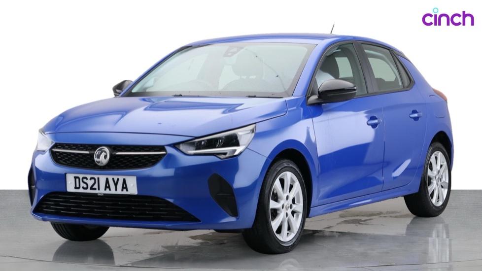 Used 2021 BLUE Vauxhall Corsa 1.2 SE 5dr, 25,727 miles - cinch