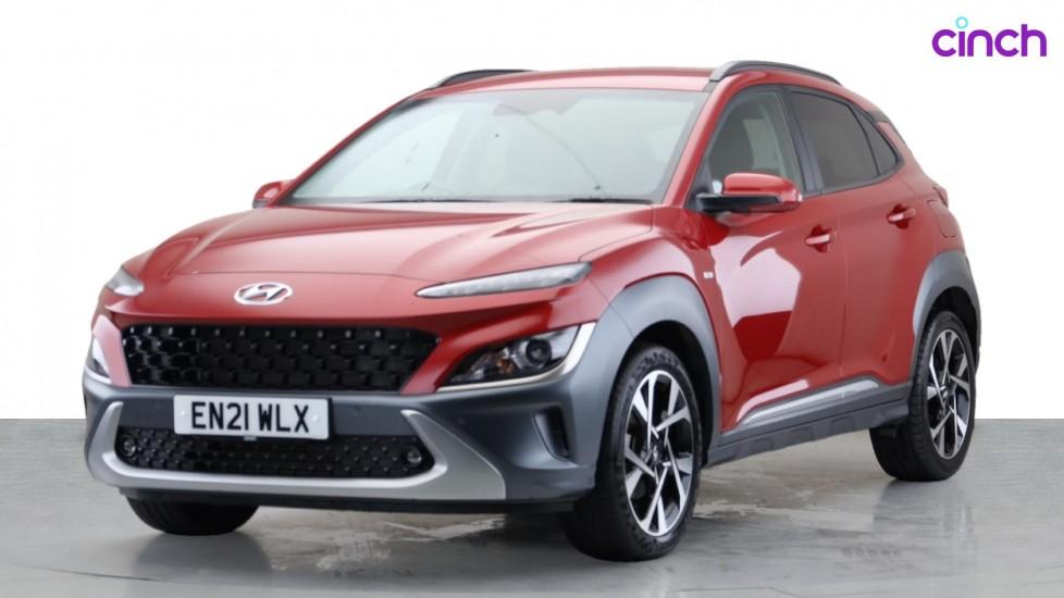 Used 2021 RED Hyundai Kona 1.0 TGDi 48V MHEV Premium 5dr, 12,207 miles ...