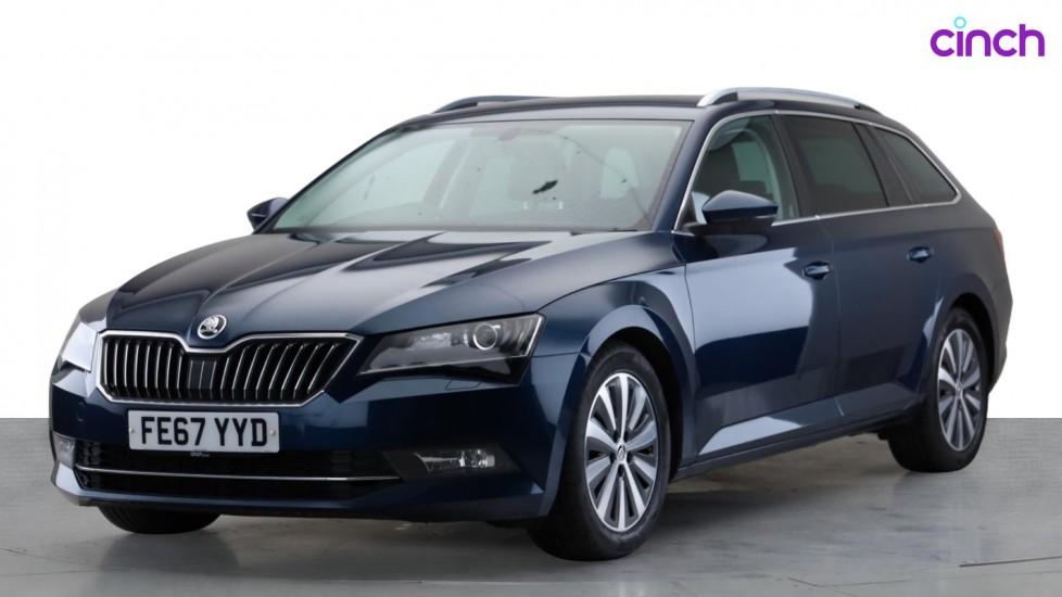 Used 2017 BLUE SKODA SUPERB 1.6 TDI CR SE L Executive GreenLine 5dr ...