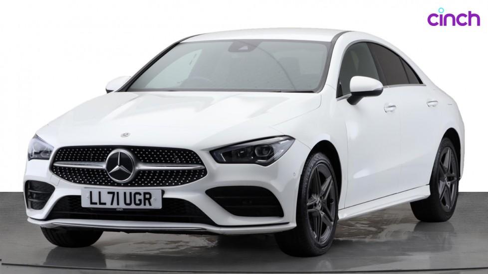 Used 2021 WHITE Mercedes-Benz CLA CLA 250e AMG Line Premium 4dr Tip ...