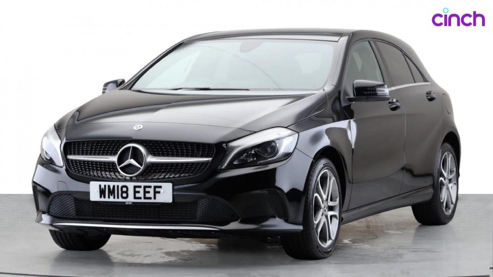 Used 2018 BLACK Mercedes-Benz A-Class A200d Sport Edition Plus 5dr ...