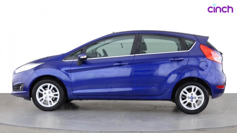 Used 2015 BLUE Ford Fiesta 1.25 82 Zetec Navigation 5dr, 70,493 miles ...