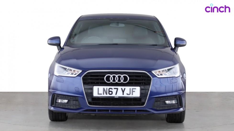 Used 2017 BLUE Audi A1 1.4 TFSI S Line Nav 3dr S Tronic, 43,450 miles ...
