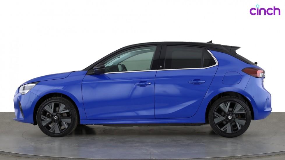Used 2022 BLUE Vauxhall Corsa 100kW Elite Premium 50kWh 5dr Auto ...
