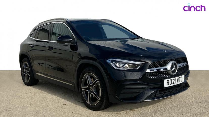 Used 2021 BLACK Mercedes-Benz GLA GLA 200d AMG Line Executive 5dr Auto ...