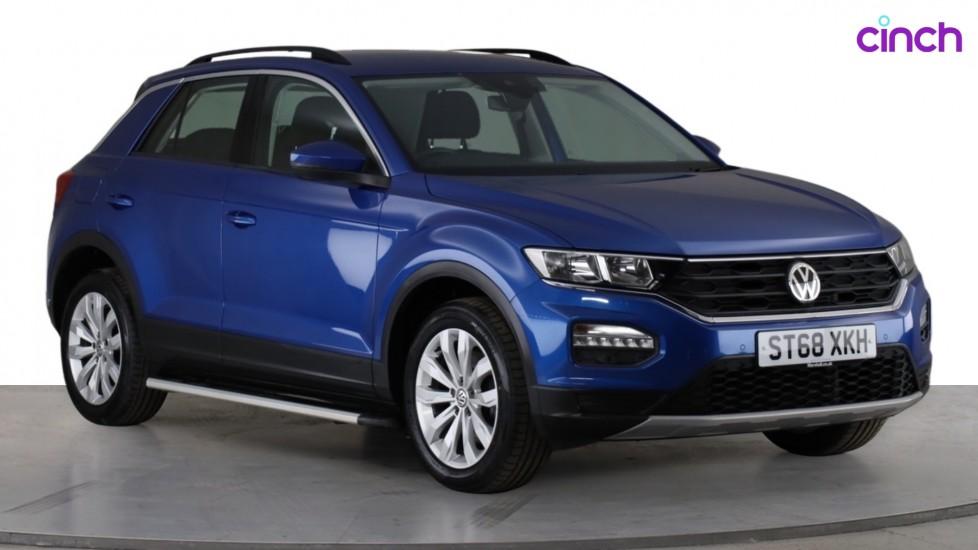 Used 2018 BLUE Volkswagen T-Roc 1.0 TSI SE 5dr, 35,057 miles - cinch
