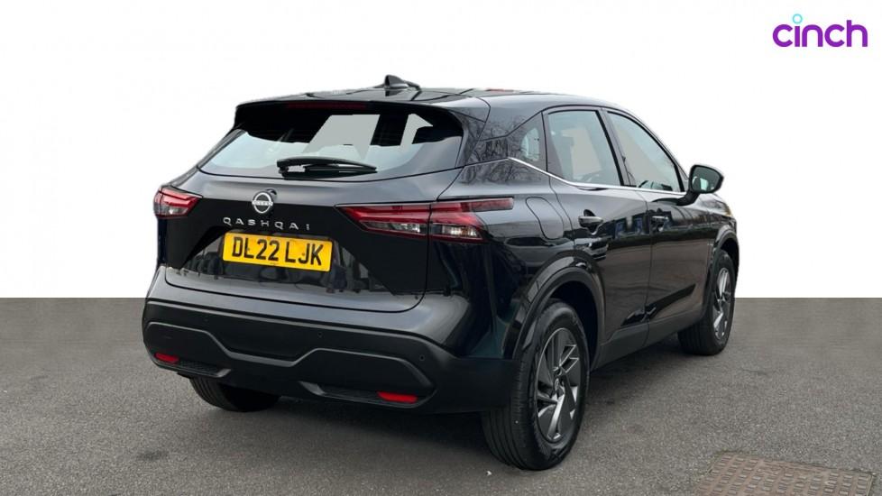 Used 2022 BLACK Nissan Qashqai 1.3 DiG-T MH 158 Acenta Premium 5dr ...
