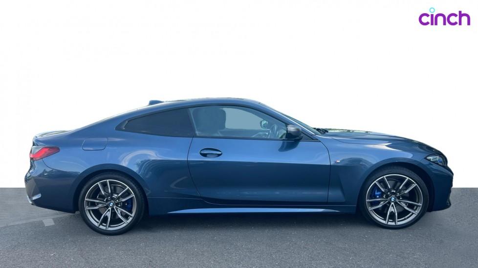 Used 2021 BLUE BMW 4 Series M440i xDrive MHT 2dr Step Auto, 28,912 ...
