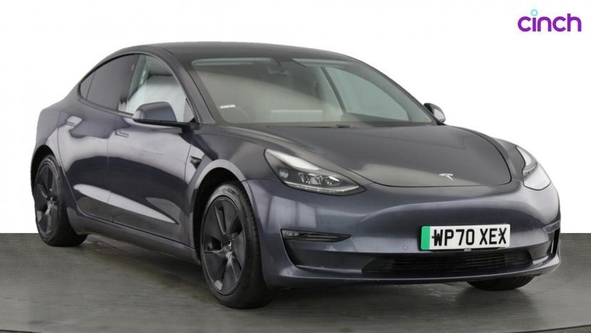 Used 2020 GREY Tesla Model 3 Long Range AWD 4dr Auto, 54,112 miles - cinch