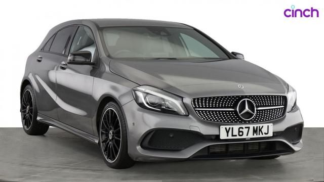 Used 2017 GREY Mercedes-Benz A-Class A160 AMG Line Premium 5dr Auto ...