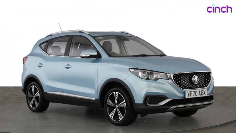 Used 2020 BLUE MG ZS Ev 105kW Exclusive EV 45kWh 5dr Auto, 10,225 miles ...