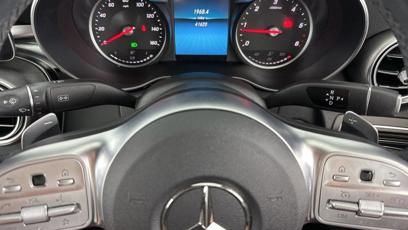 Used 2019 WHITE Mercedes-Benz C-Class C300d AMG Line 4dr 9G-Tronic ...