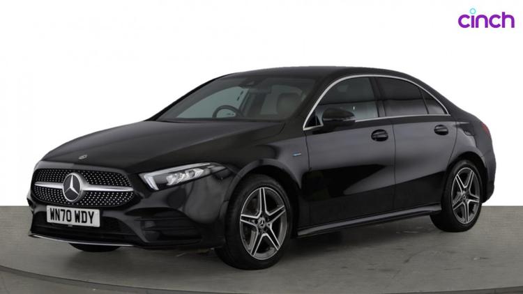 Used 2020 BLACK Mercedes-Benz A-Class A250e AMG Line 4dr Auto, 32,724 ...