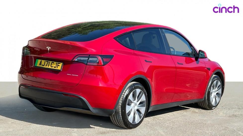 Used 2022 RED Tesla Model Y Long Range AWD 5dr Auto, 20,028 miles - cinch