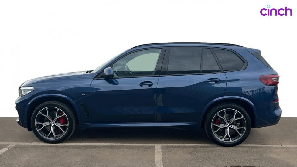 Used 2022 BLUE BMW X5 xDrive30d MHT M Sport 5dr Auto [Pro Pack], 34,472 ...
