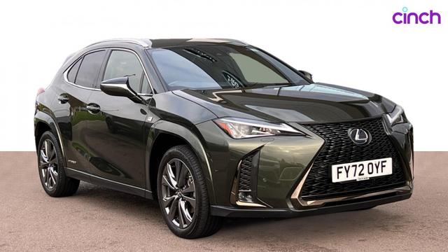 Used 2022 GREEN Lexus UX 250h 2.0 F-Sport 5dr CVT [Nav], 13,825 miles ...