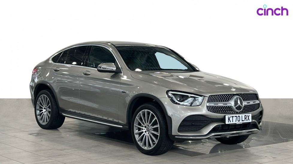 Used 2021 SILVER Mercedes-Benz GLC Coupe GLC 300de 4Matic AMG Line ...