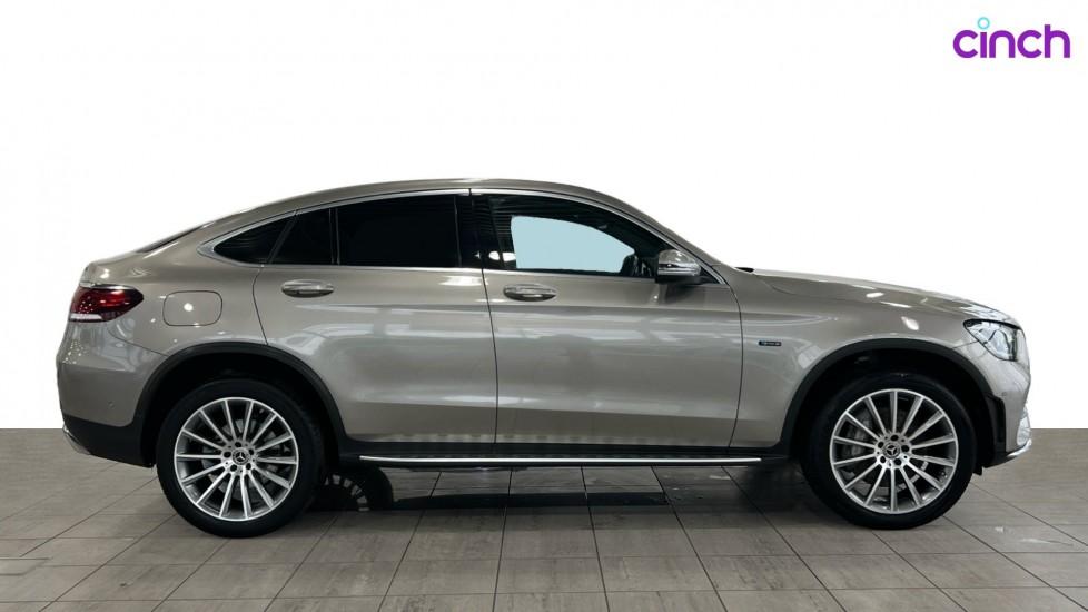 Used 2021 SILVER Mercedes-Benz GLC Coupe GLC 300de 4Matic AMG Line ...
