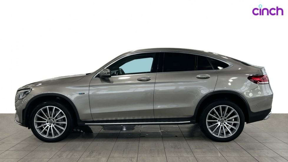 Used 2021 SILVER Mercedes-Benz GLC Coupe GLC 300de 4Matic AMG Line ...