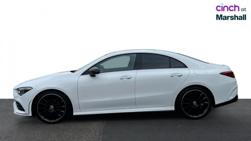 Used 2023 WHITE Mercedes-Benz CLA CLA 180 AMG Line Premium + Night Ed ...
