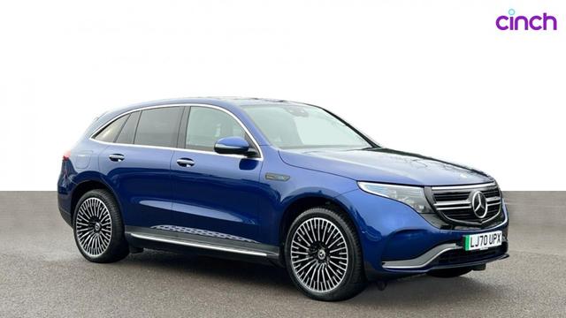 Used 2020 BLUE Mercedes-Benz EQC EQC 400 300kW AMG Line Premium Plus ...