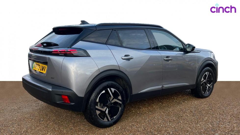 Used 2023 GREY Peugeot E-2008 115kW GT 54kWh 5dr Auto, 4,491 miles - cinch