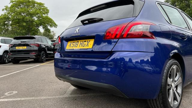 Used 2018 BLUE Peugeot 308 1.2 PureTech 130 Allure 5dr EAT6, 33,958 ...