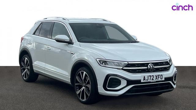Used 2022 WHITE Volkswagen T-Roc 1.5 TSI R-Line 5dr DSG, 17,783 miles ...
