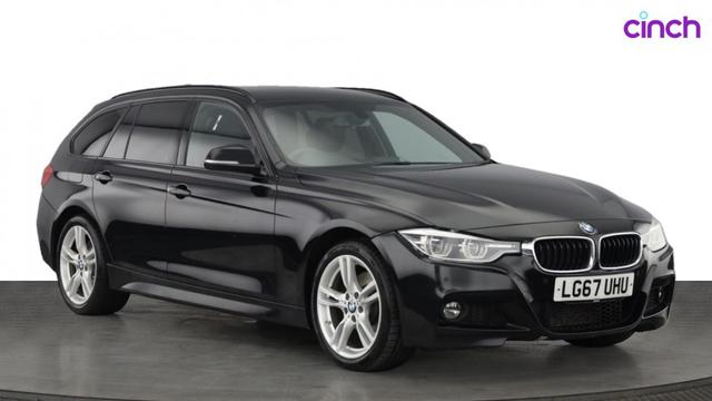 Used 2017 BLACK BMW 3 Series 330d xDrive M Sport 5dr Step Auto, 69,808 ...