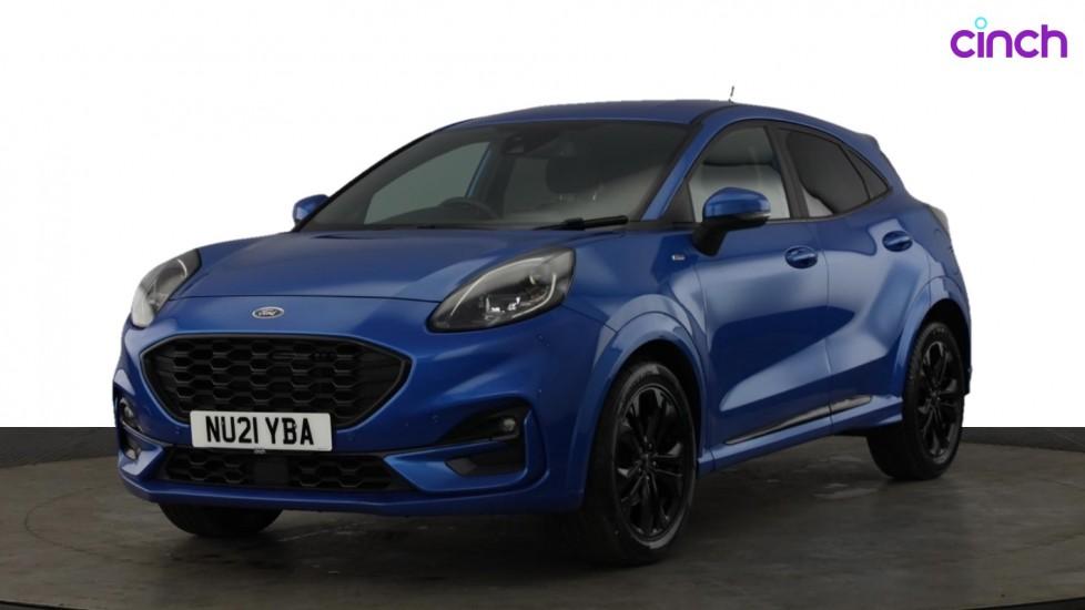 Used 2021 BLUE Ford Puma 1.0 EcoBoost Hybrid mHEV ST-Line 5dr, 78,685 ...