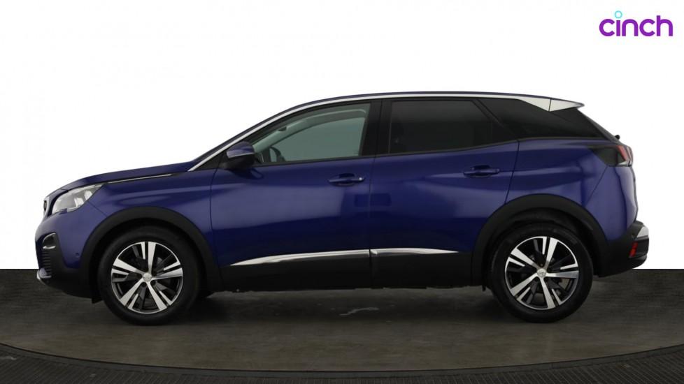 Used 2017 BLUE Peugeot 3008 1.2 PureTech Allure 5dr, 44,521 miles - cinch