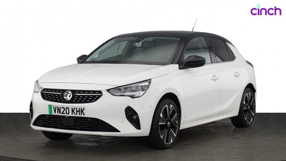 Used 2020 WHITE Vauxhall Corsa 100kW Elite Nav 50kWh 5dr Auto [7.4kWCh ...