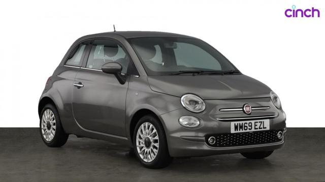 Used 2020 GREY Fiat 500 1.2 Lounge 3dr Dualogic, 13,036 miles - cinch