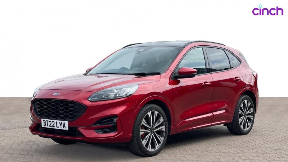 Used 2022 RED Ford Kuga 1.5 EcoBoost 150 ST-Line X 5dr, 18,764 miles ...