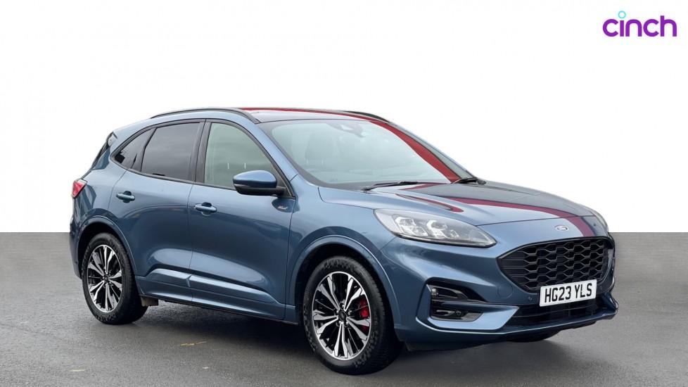Used 2023 BLUE Ford Kuga 2.5 FHEV ST-Line X Edition 5dr CVT, 1,207 ...