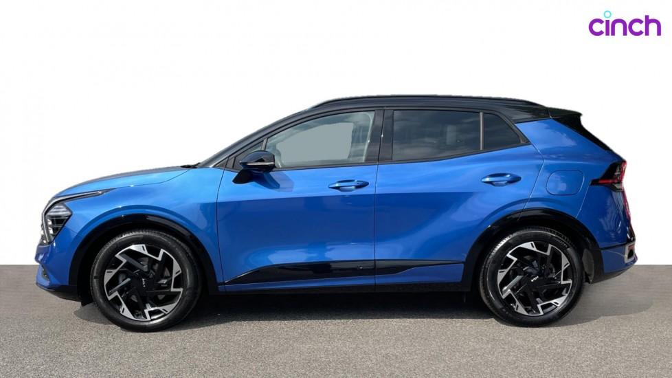Used 2022 BLUE Kia Sportage 1.6T GDi 48V ISG GT-Line S 5dr DCT AWD ...