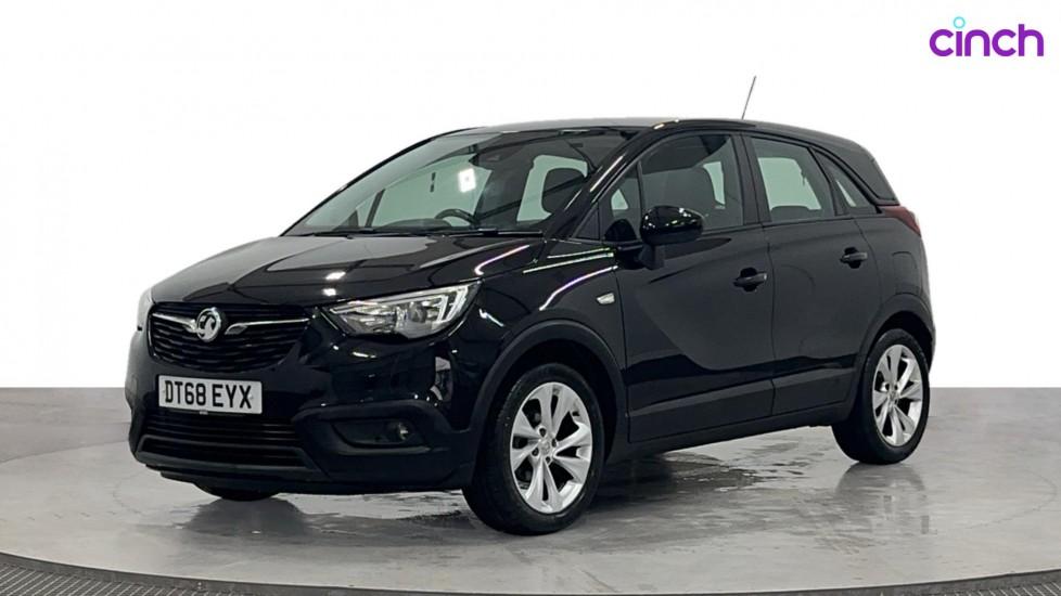 Used 2018 BLACK Vauxhall Crossland X 1.2 SE 5dr, 62,629 miles - cinch