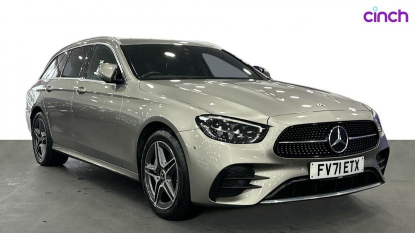 Used 2021 SILVER Mercedes-Benz E-Class E300de AMG Line Edition 5dr 9G ...