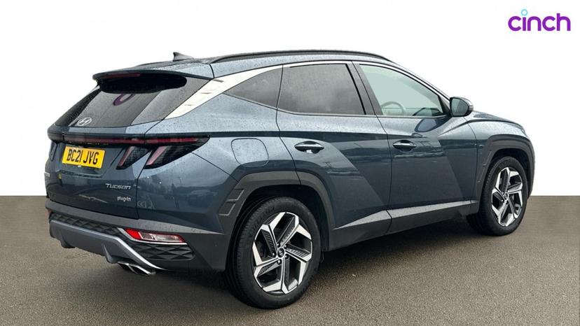 Used 2021 BLUE Hyundai Tucson 1.6 TGDi Plug-in Hybrid Premium 5dr 4WD ...