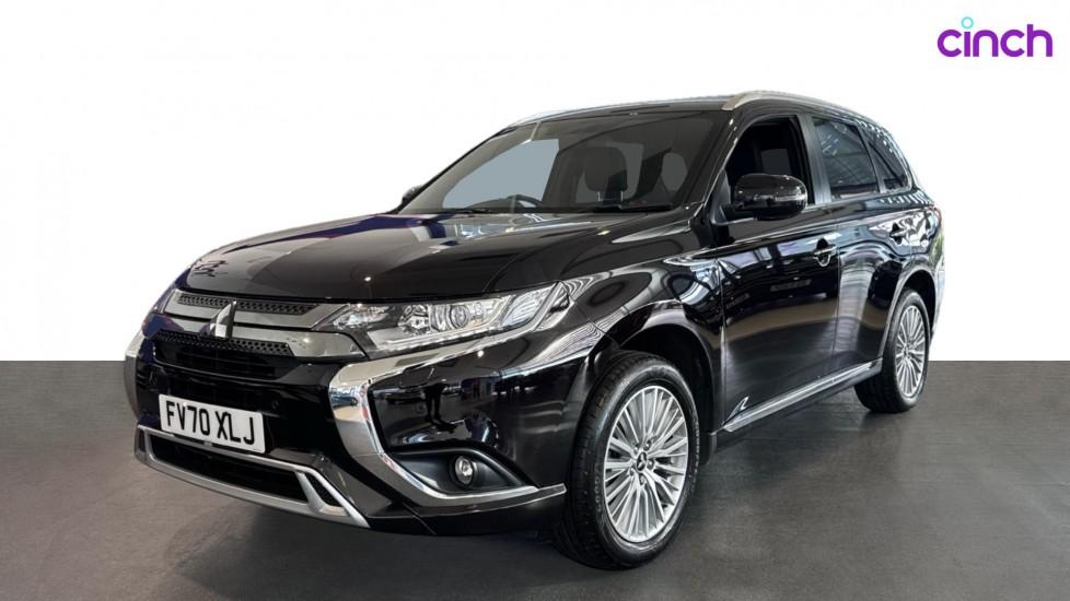 Used 2021 BLACK Mitsubishi Outlander 2.4 PHEV Dynamic 5dr Auto, 35,194 ...