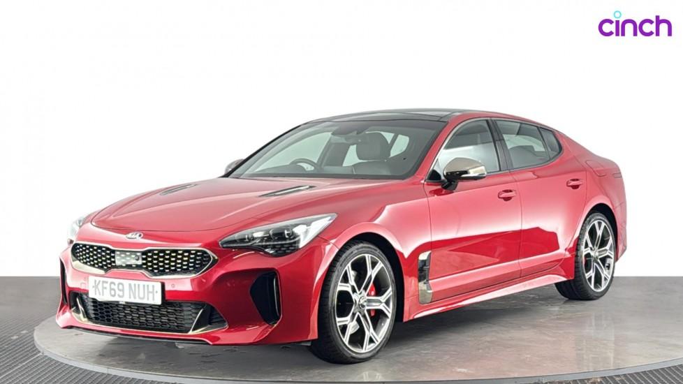 Used 2019 RED Kia Stinger 3.3 T-GDi GT S 5dr Auto, 17,036 miles - cinch