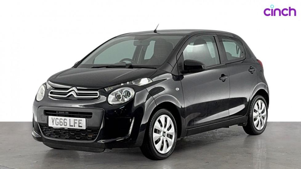 Used 2016 BLACK Citroen C1 1.2 PureTech Feel 5dr, 48,218 miles - cinch